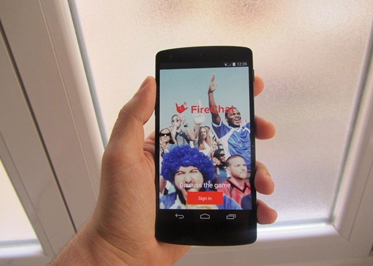 FireChat, comunicación sin Internet