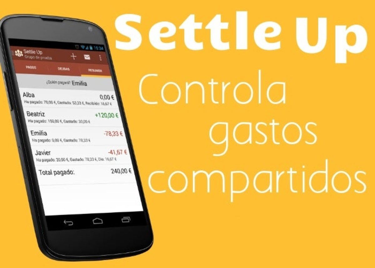 Settle Up, gastos compartidos calculados rapidamente