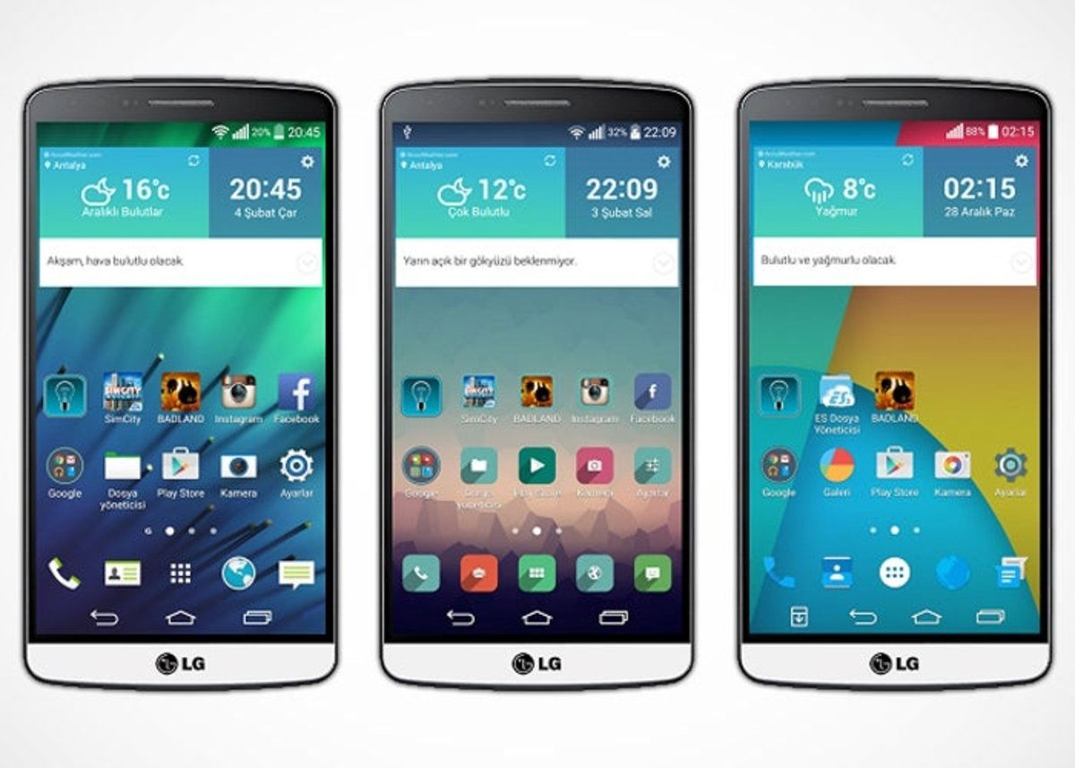 Personaliza el launcher nativo del LG G3 con estos temas