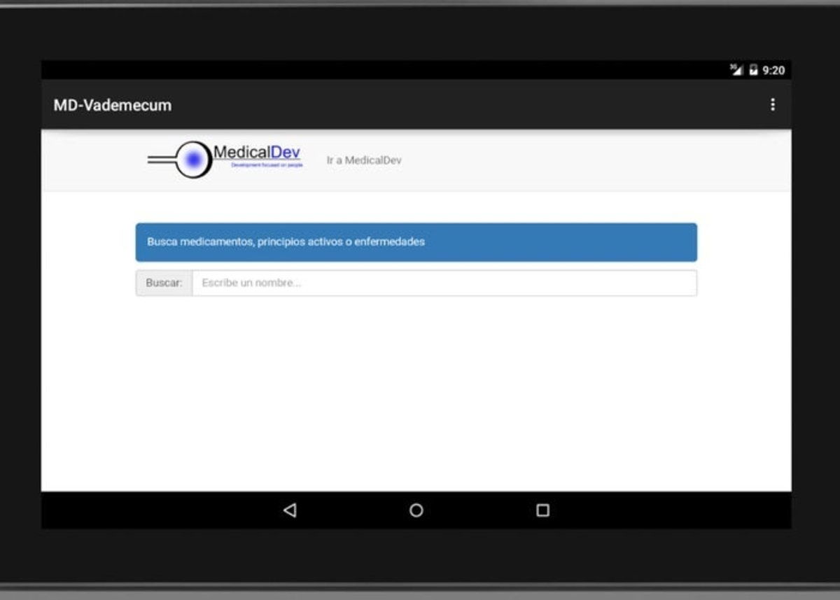 MD-Vademecum Android, todo sobre medicamentos y enfermedades