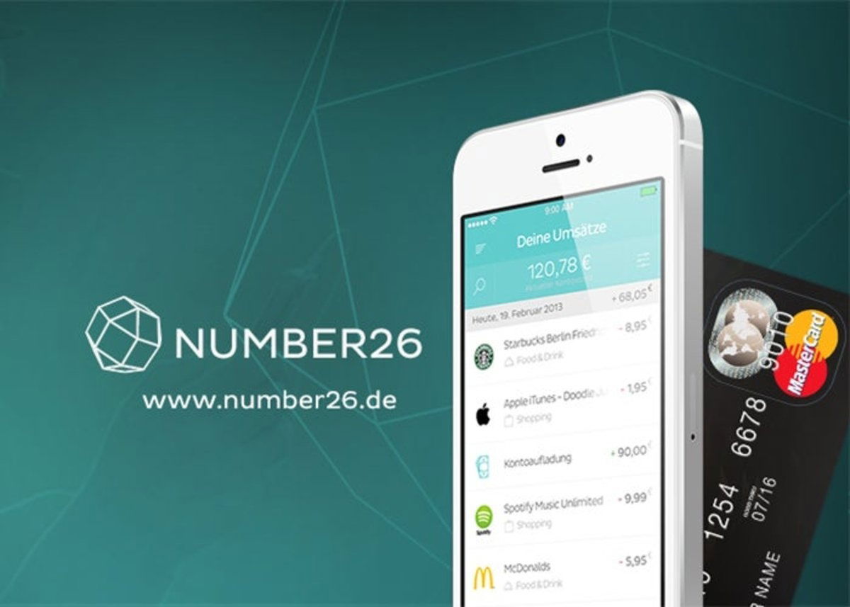 Number26 lanza su banco del futuro en España, disponible para Android
