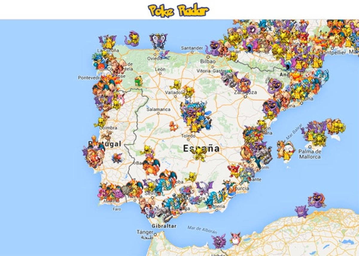 Poke Radar, el mejor mapa de Pokémon GO para saber dónde capturarlos