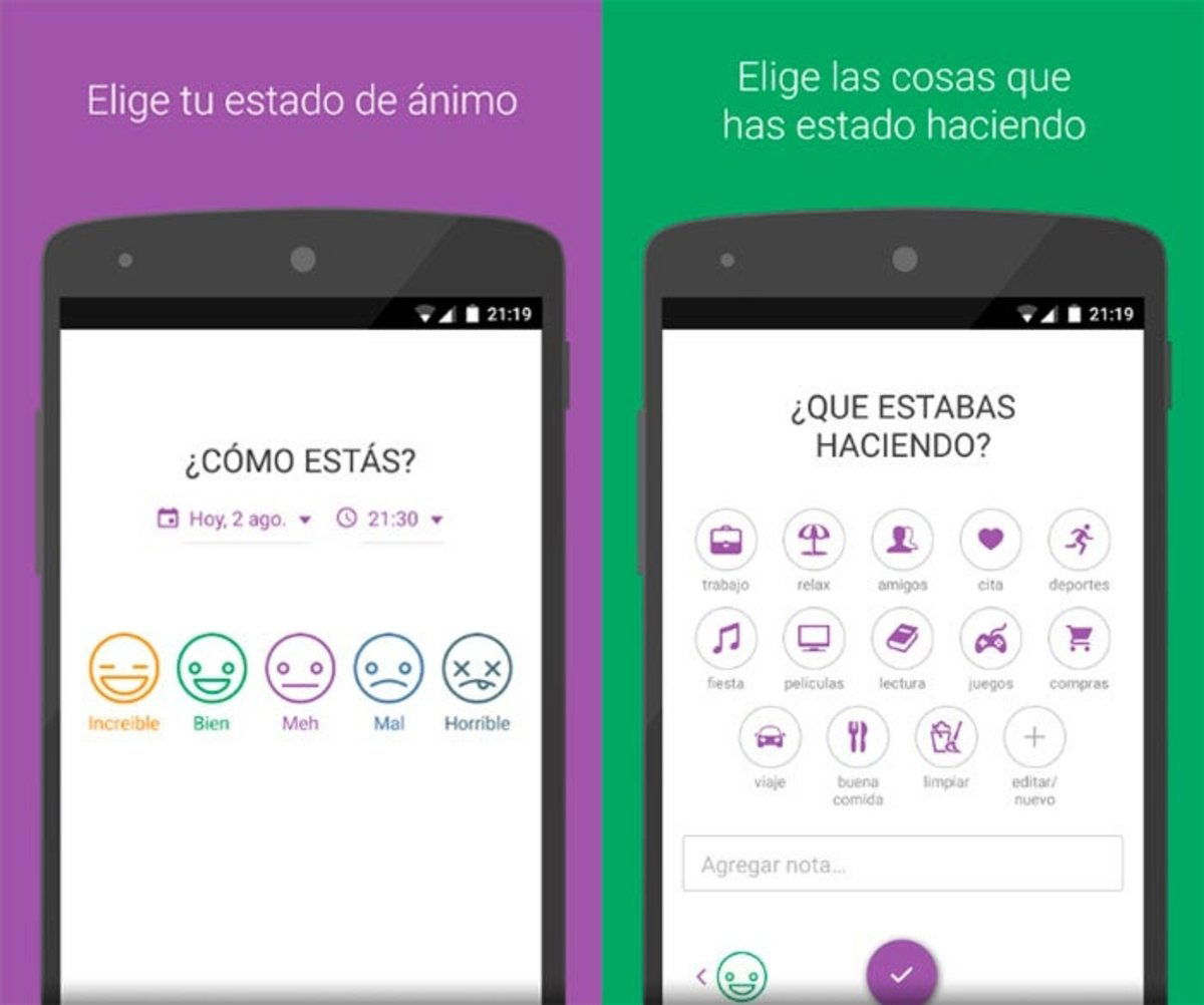 Te traemos un monitor de ánimo más que interesante para Android