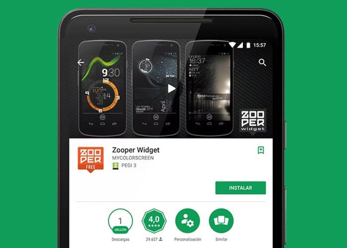 Zooper Widget regresa a Google Play una semana después de desaparecer