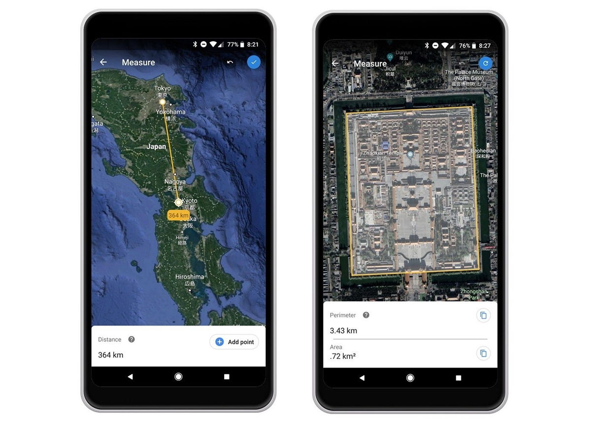 Así puedes medir distancias y áreas fácilmente con Google Earth en Android