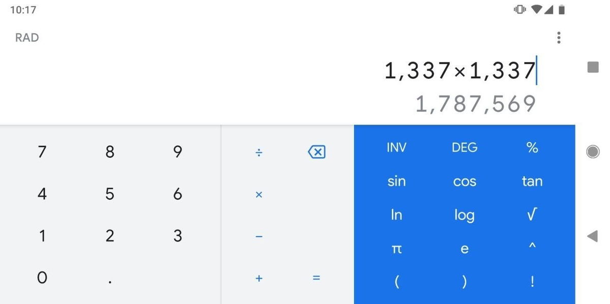 Calculadora de Google se actualiza con su nueva interfaz Material Theme
