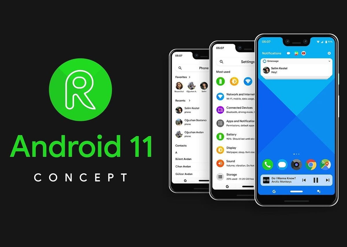 Este genial concepto de Android R fantasea con un rediseño de la ...