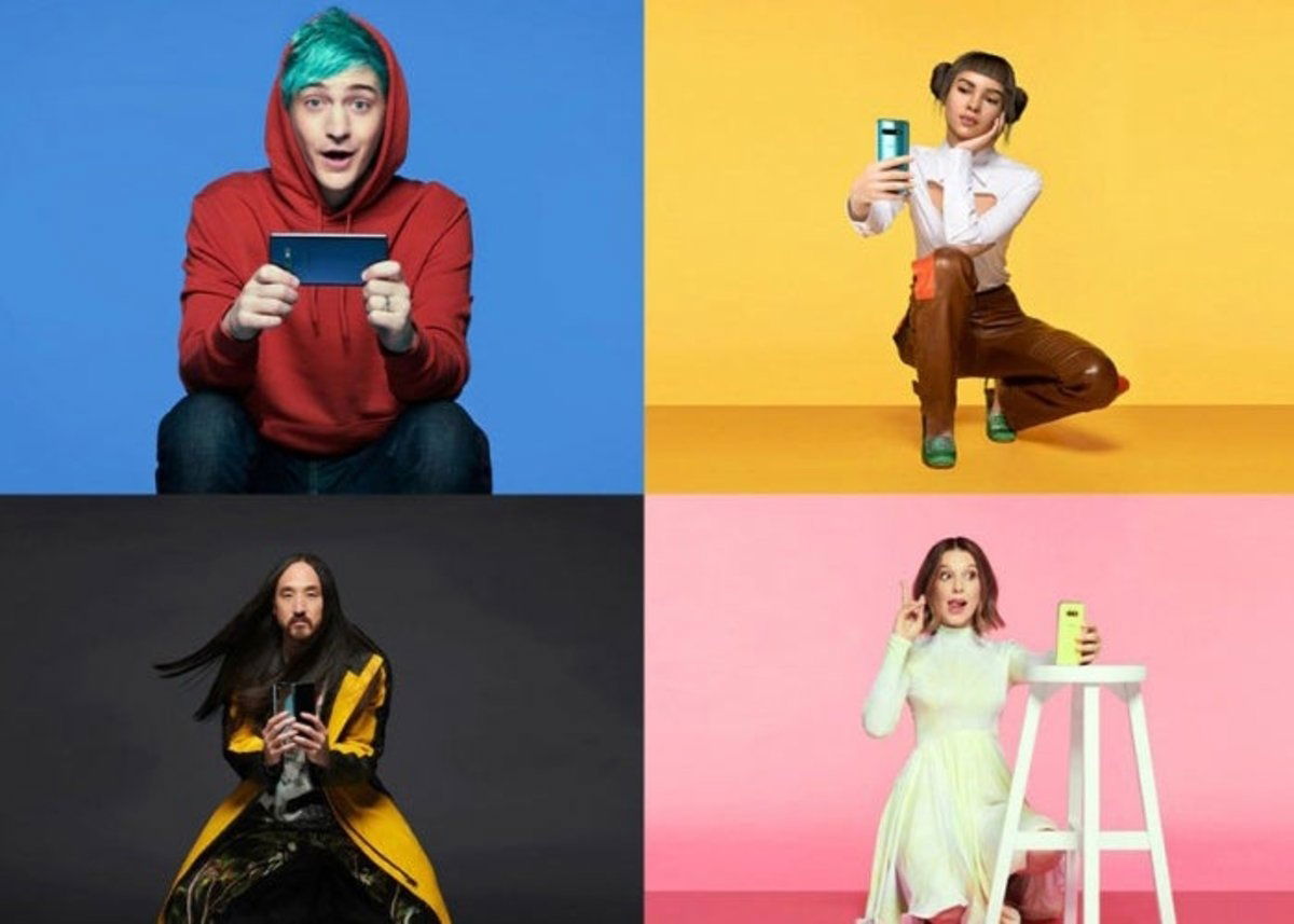 Cuatro conocidos influencers promocionan el Samsung Galaxy S10