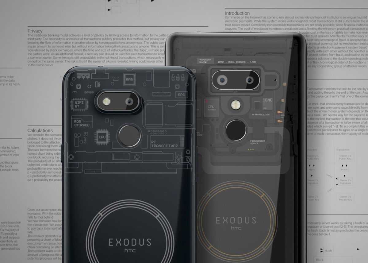Así es el HTC Exodus 1s, un "cryptophone" que llegará con Android Oreo