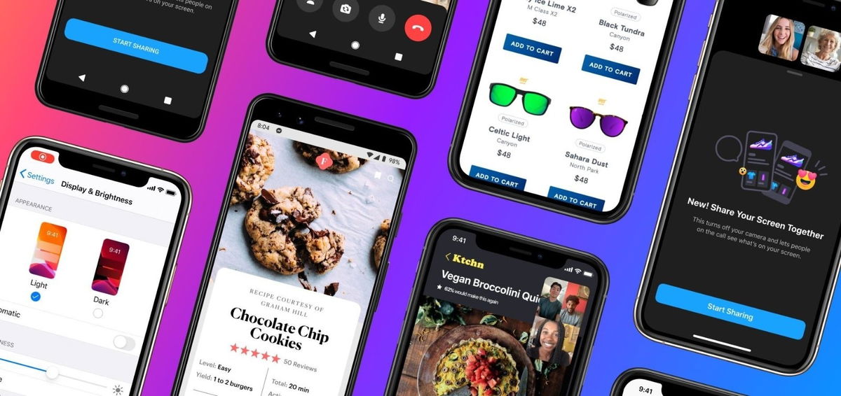 Comparte pantalla en Facebook Messenger en iOS y Android