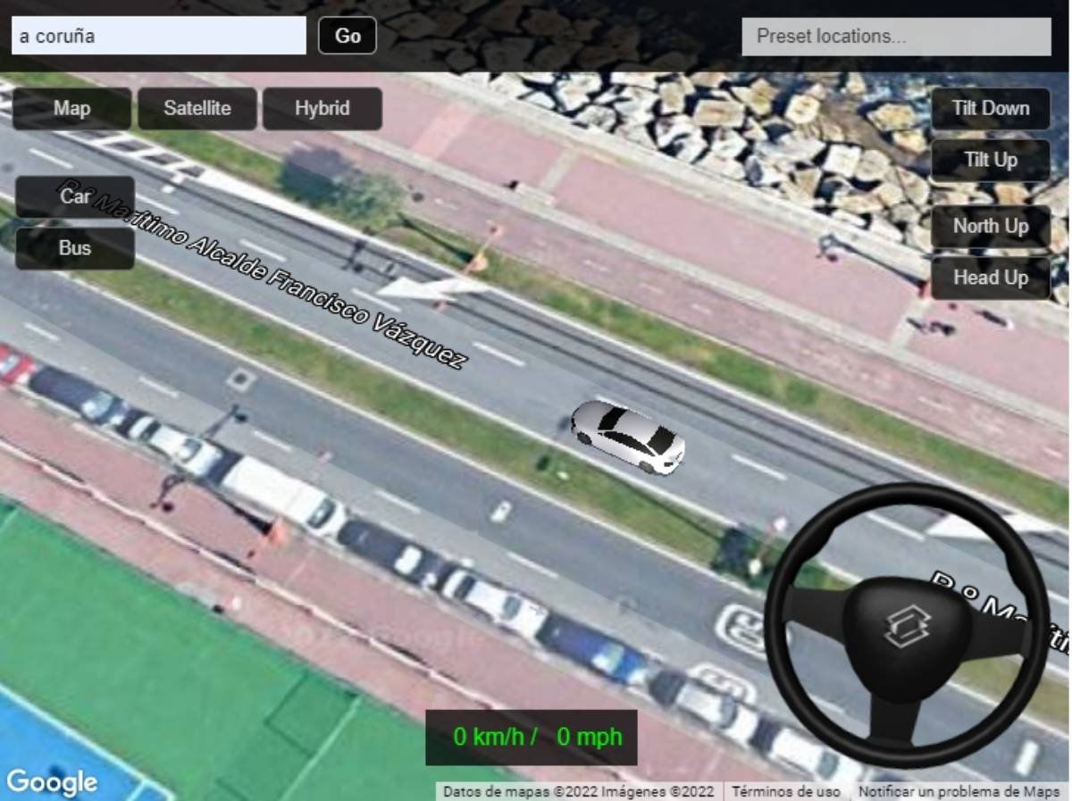 Con esta web puedes simular que conduces en Google Maps por cualquier ...