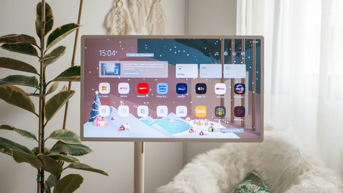 LG StanbyME, análisis: la tele portátil con ruedas que puedes mover a ...