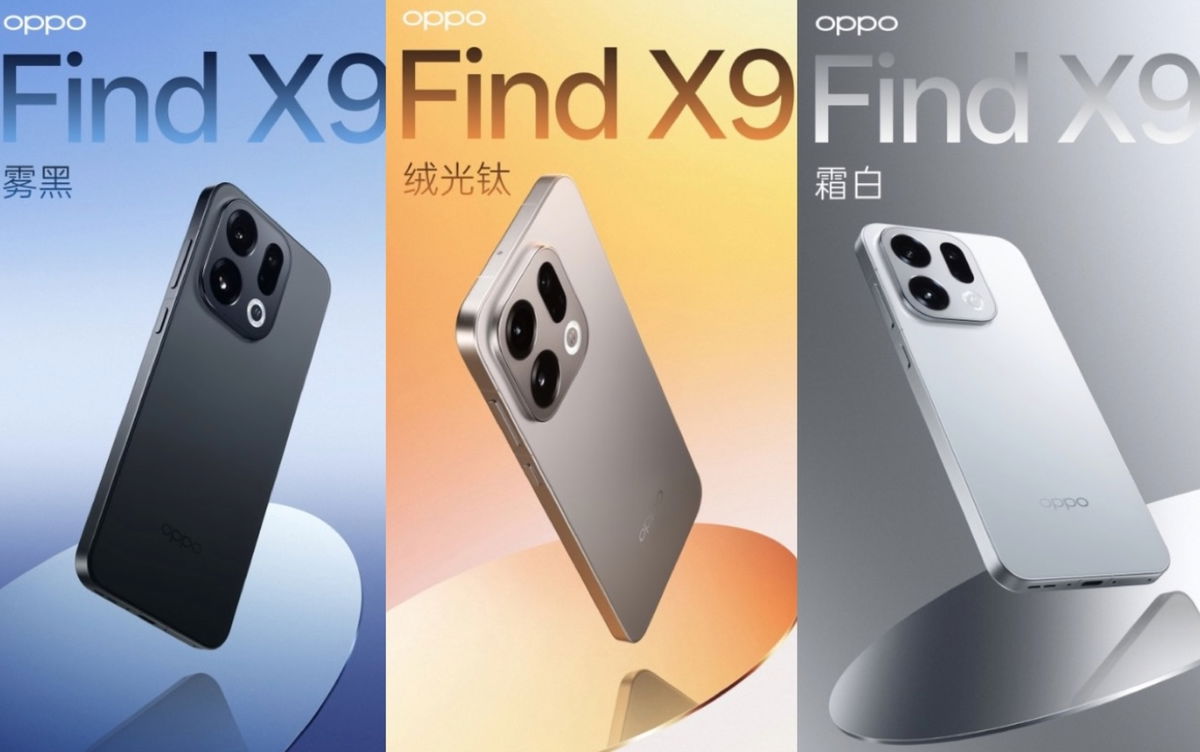 Los Oppo Find X9 y X9 Pro se dejan ver en sus primeras imágenes oficiales, está confirmado su ...