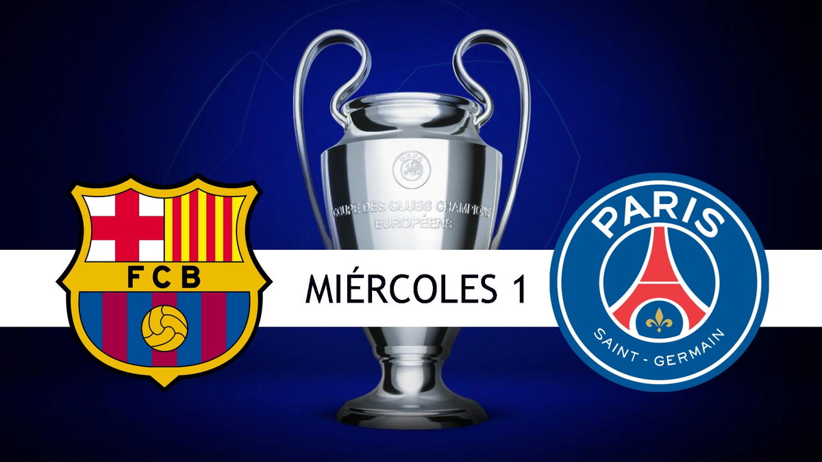 Barcelona-PSG: dónde ver online el partido de Champions de hoy