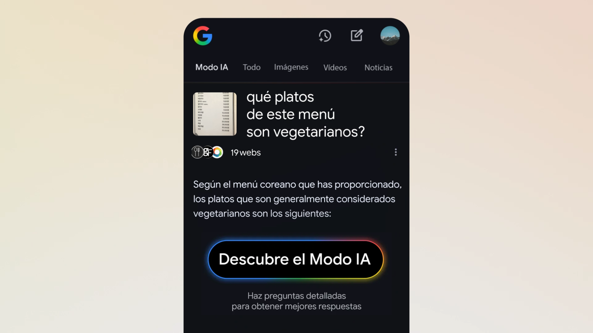 Buscar en Google nunca volverá a ser lo mismo: el Modo IA llega a España